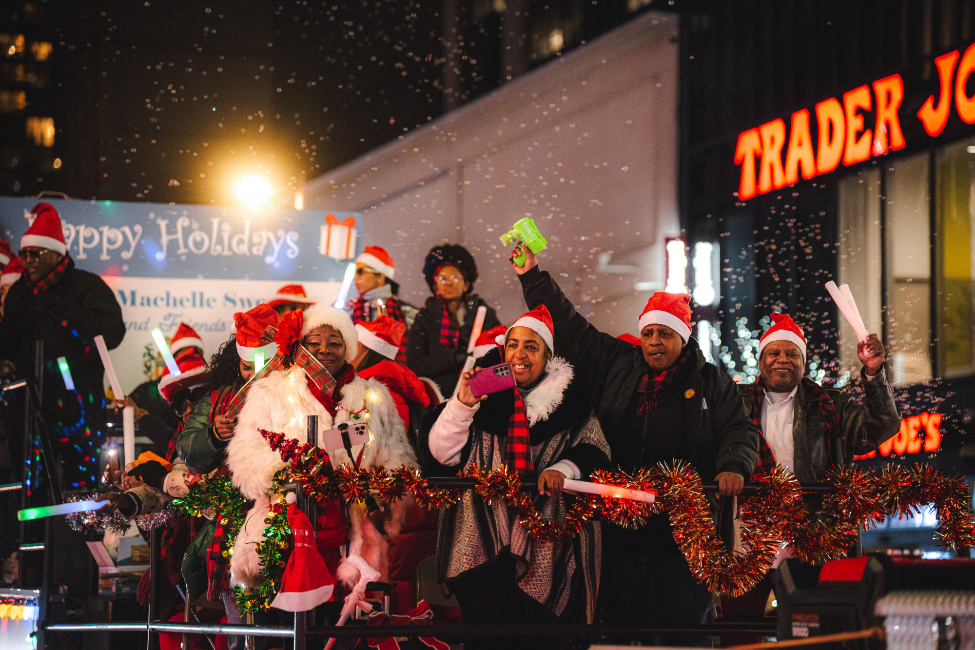Uptown Aglow: 13 Photos From the Harlem Holiday Lights Parade and ...